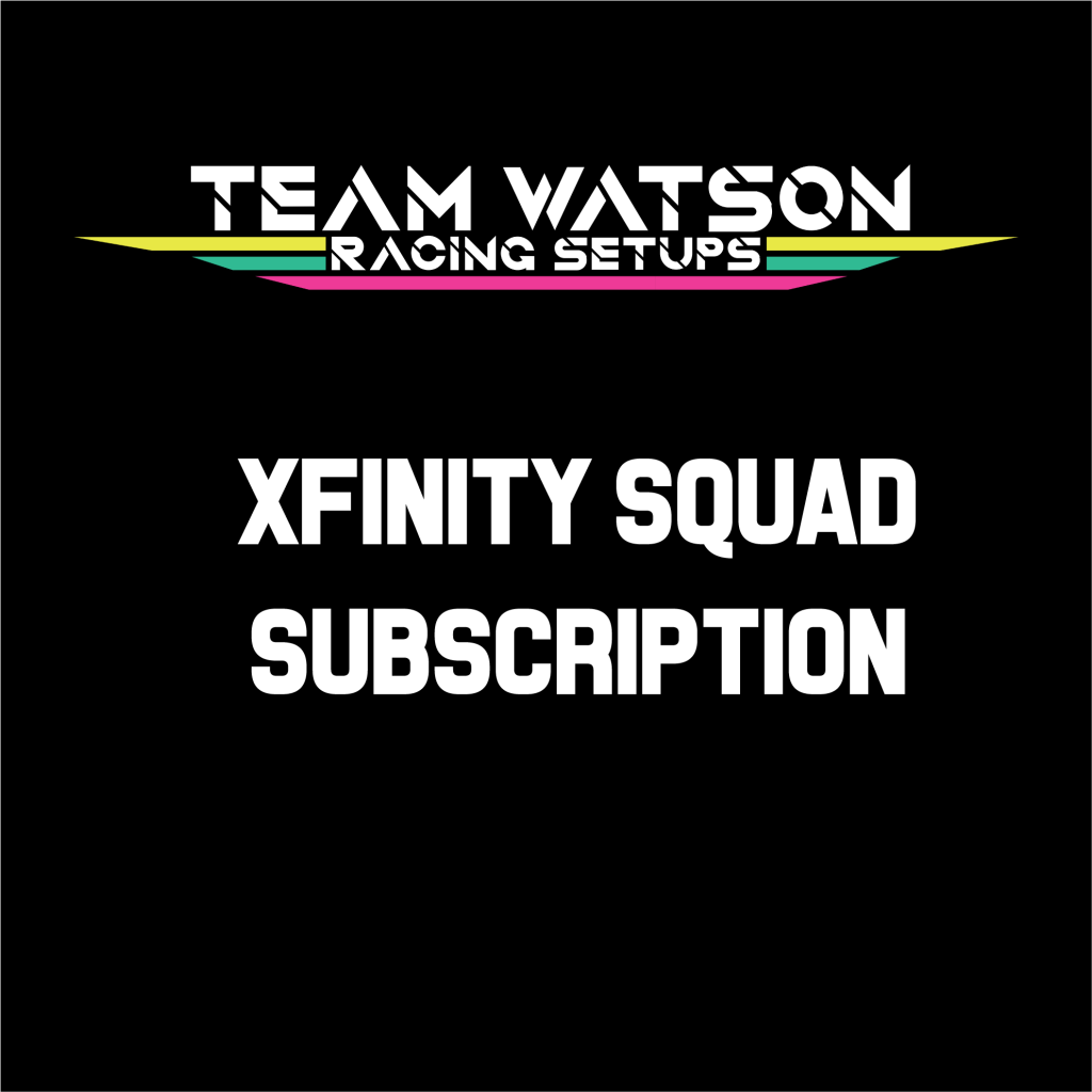 Xfinity Squad Subscription – TWR Setups | iRacing Setup Community